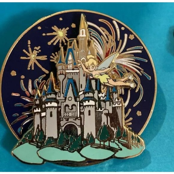 Disney | Accessories | Walt Disneys Tinker Bell Cinderellas Castle ...